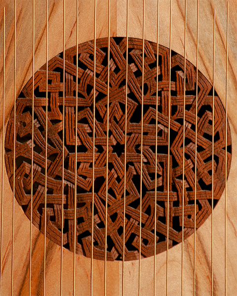 Bass Bowed Psaltery with 17th Century Celtic Mosaic Rosette – June ...